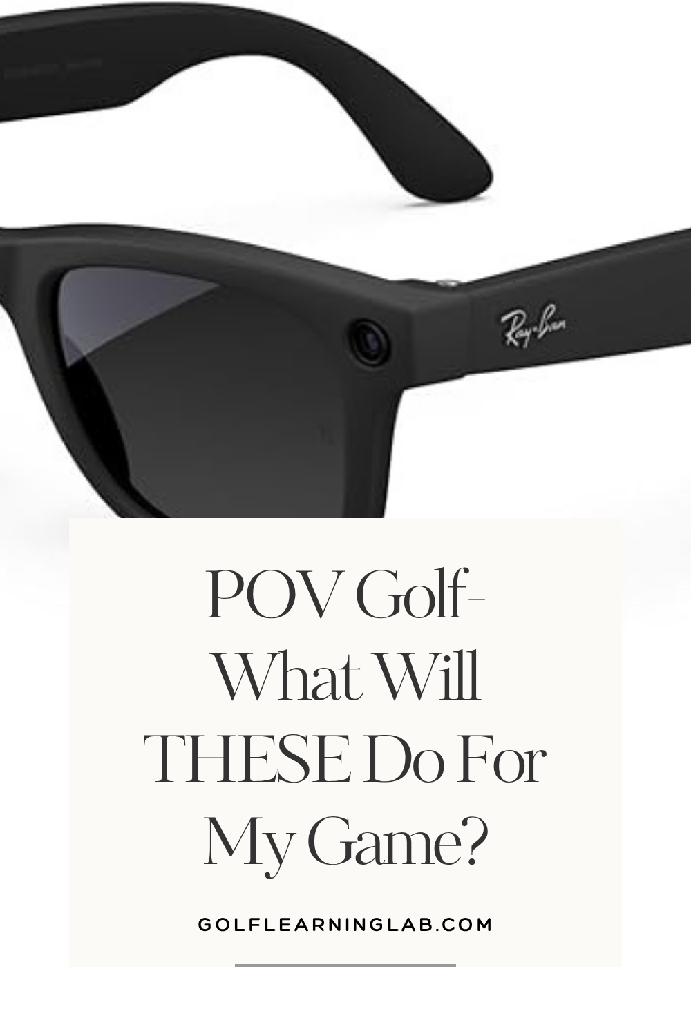 POV GOLF!!! Your Best Round, Captured in Style: Meta Ray-Ban Smart ...